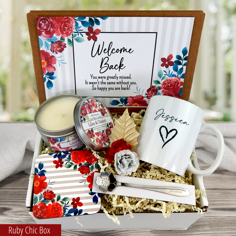 Welcome Back Gift for Co-Worker, Employee, Friend or Loved One – Blue ...